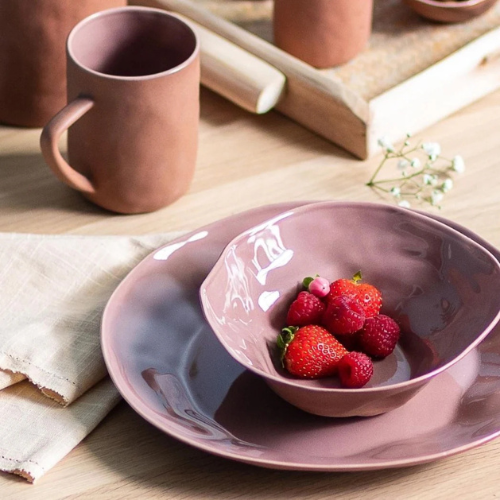 Tam Side Bowl - Terracotta Rose – mrs.mandolin